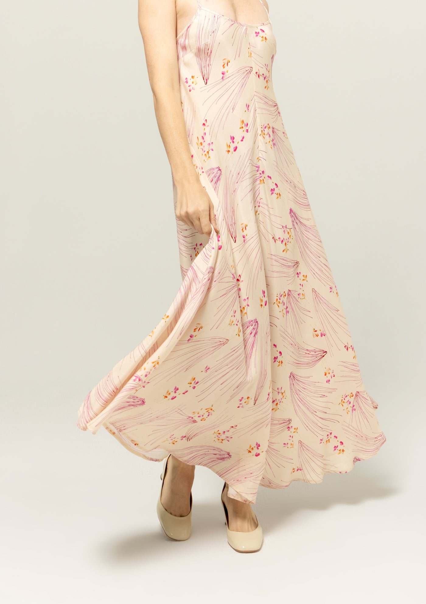 Amara Slip Dress | BEL KAZAN | Blossom | Cupro | Handmade in Bali