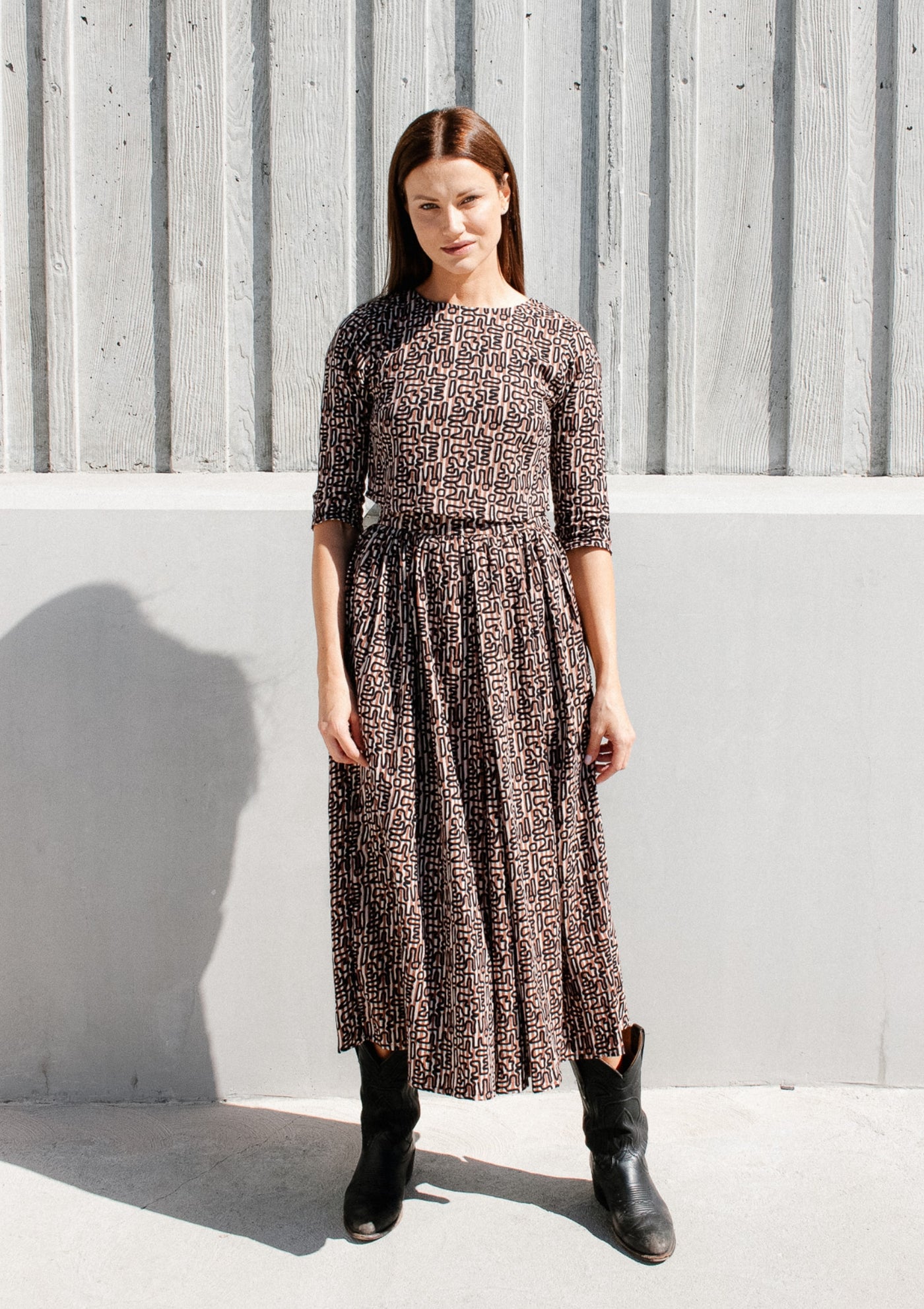 Aria Top | BEL KAZAN | Laina Printed Cotton Top Handmade in Bali