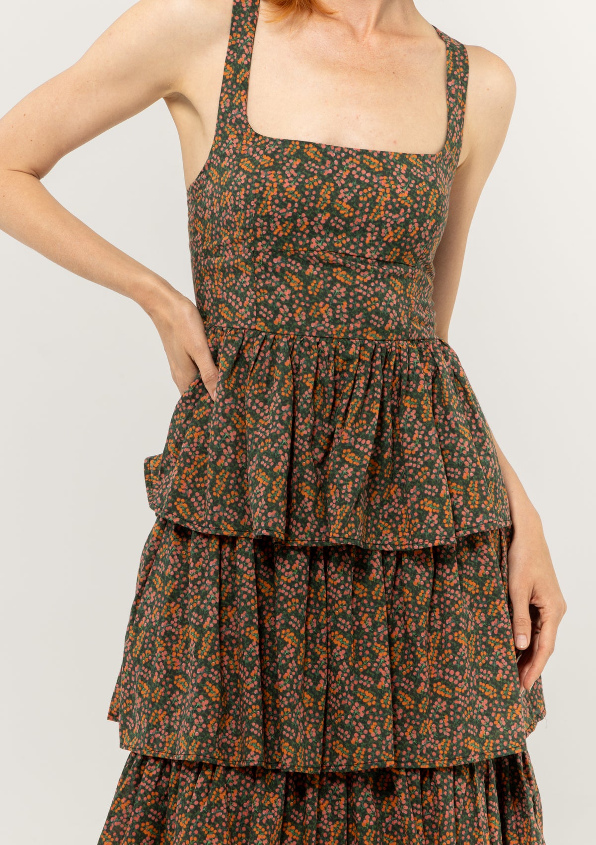 BEL KAZAN | Lucca Dress | Cherry Tomato | Organic Cotton Handmade in Bali