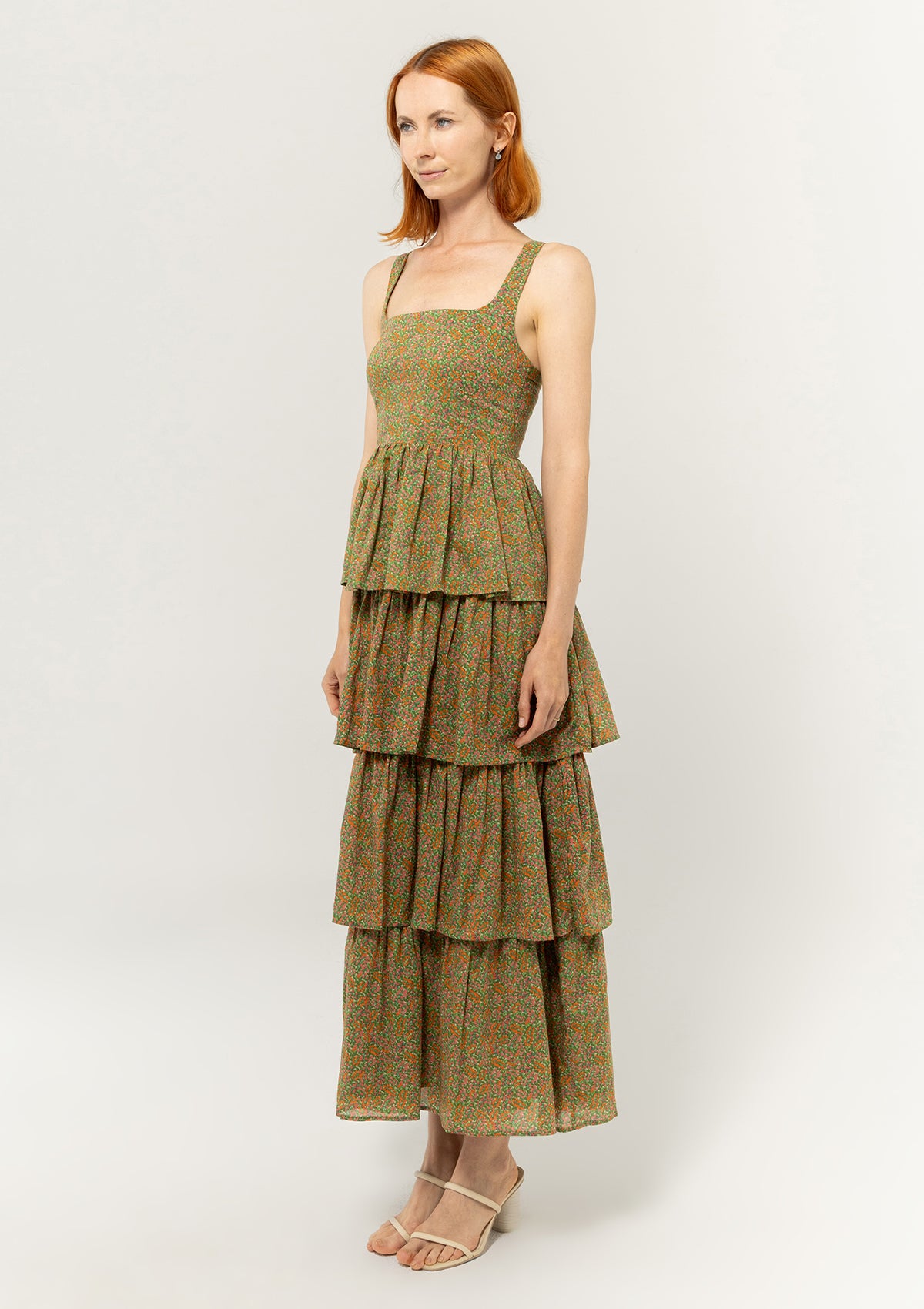 BEL KAZAN | Lucca Dress | Cream Tomato | Organic Cotton Handmade in Bali
