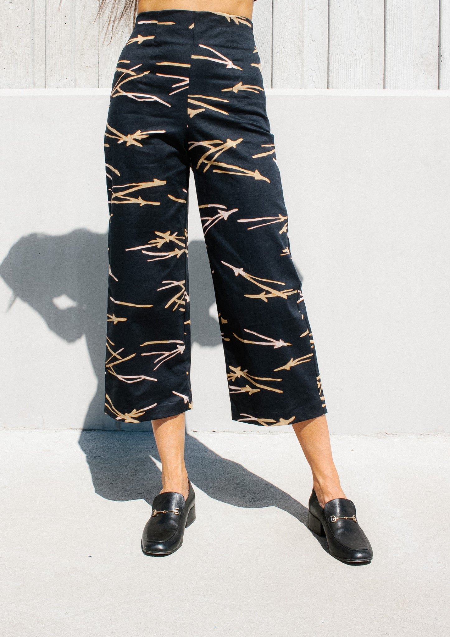 Shiloh Pant | BEL KAZAN | Twig Printed Cotton Pant Handmade in Bali